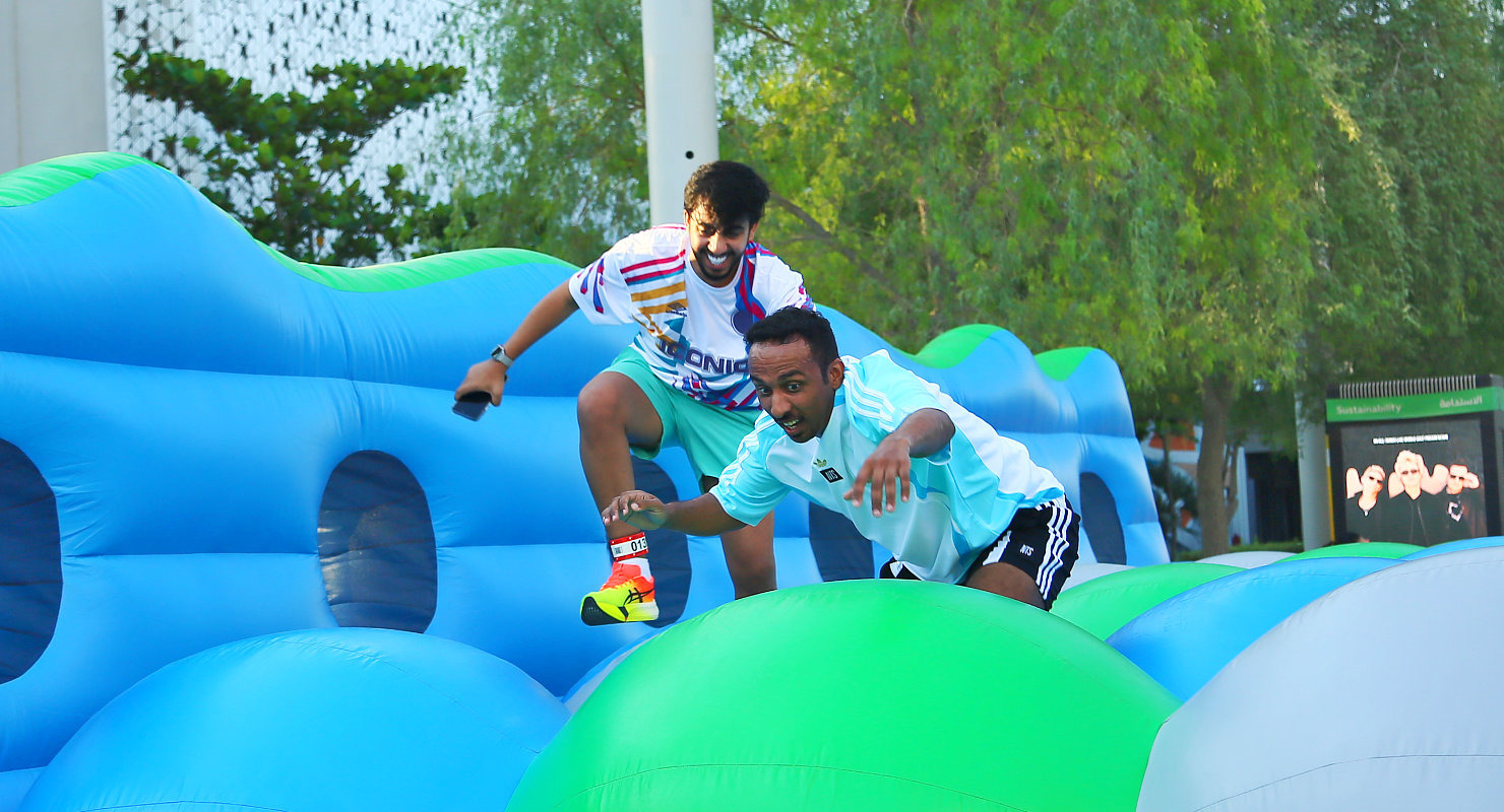 Air X Inflatable Obstacle Race Reem Mall by SKECHERS