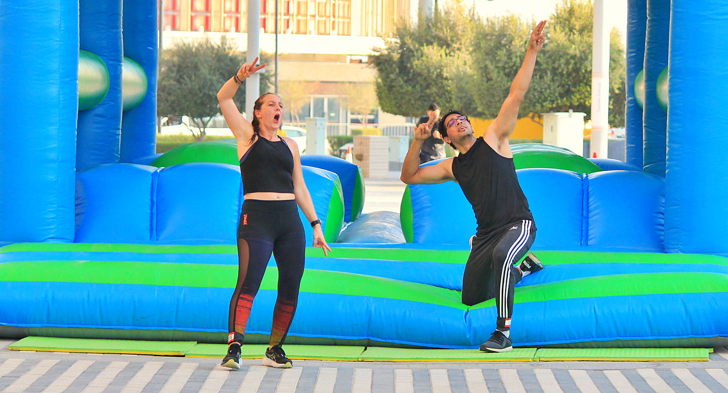 Air X Inflatable Obstacle Race Reem Mall by SKECHERS