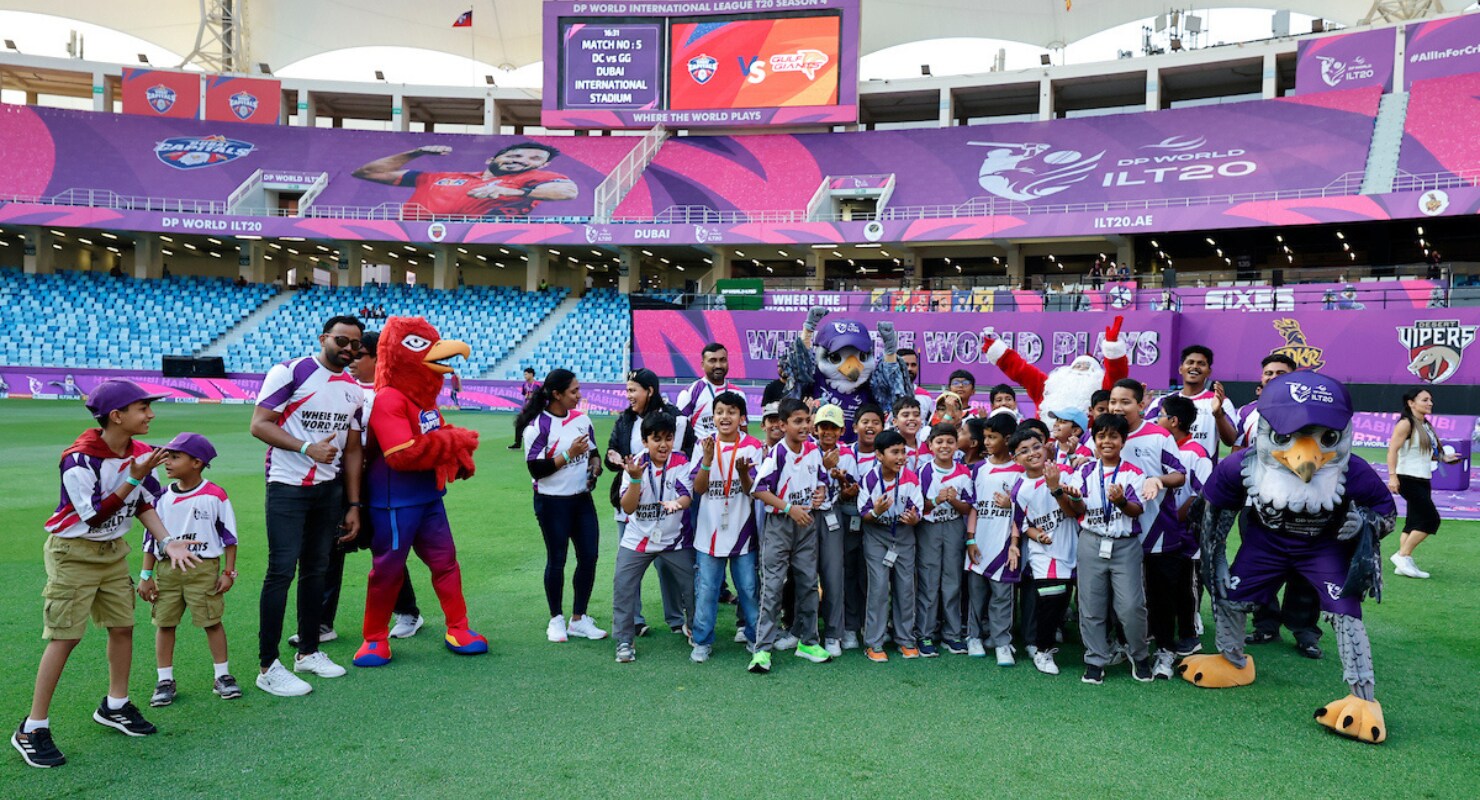 Sharjah Stadium - Pre Match Pitch Festive Fun