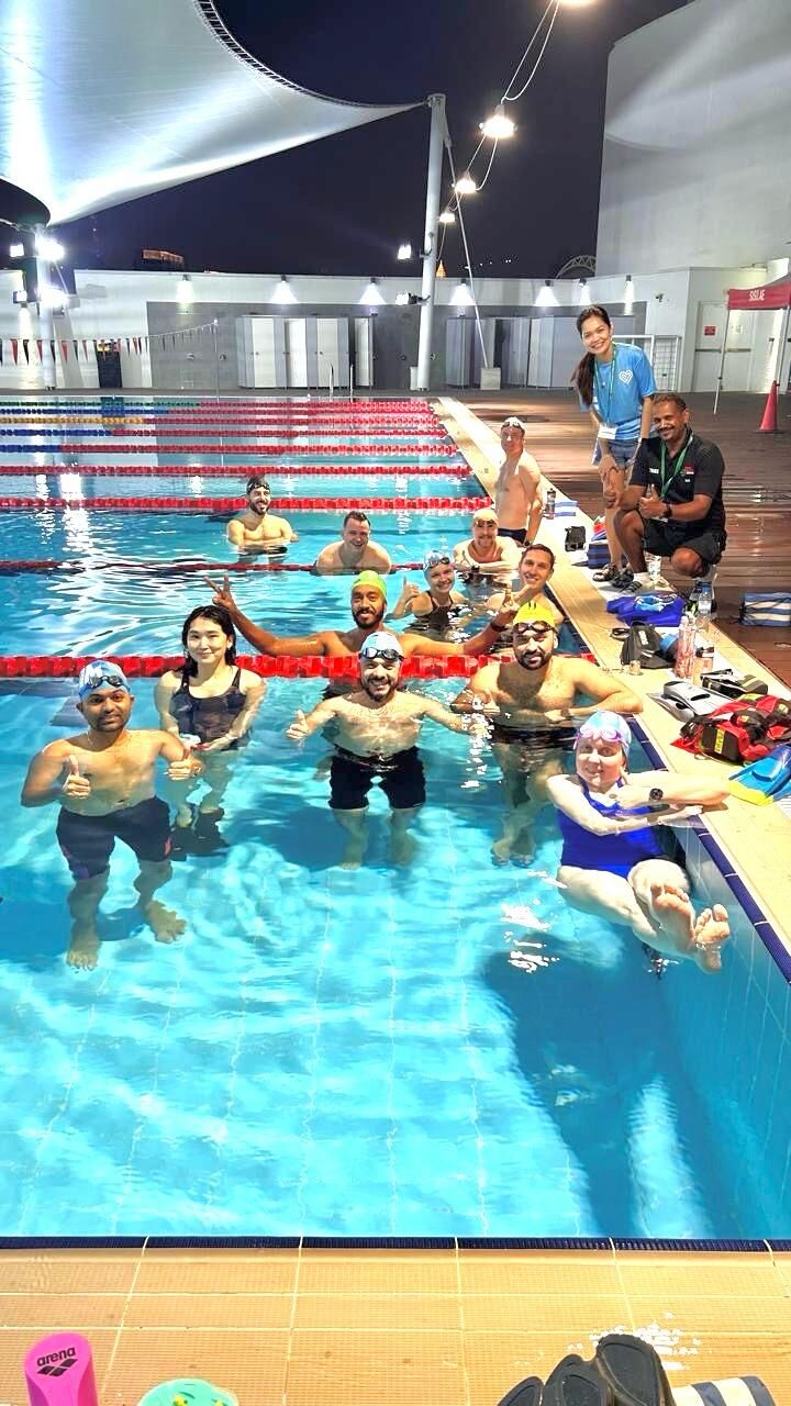 Swimming Squad Training Session